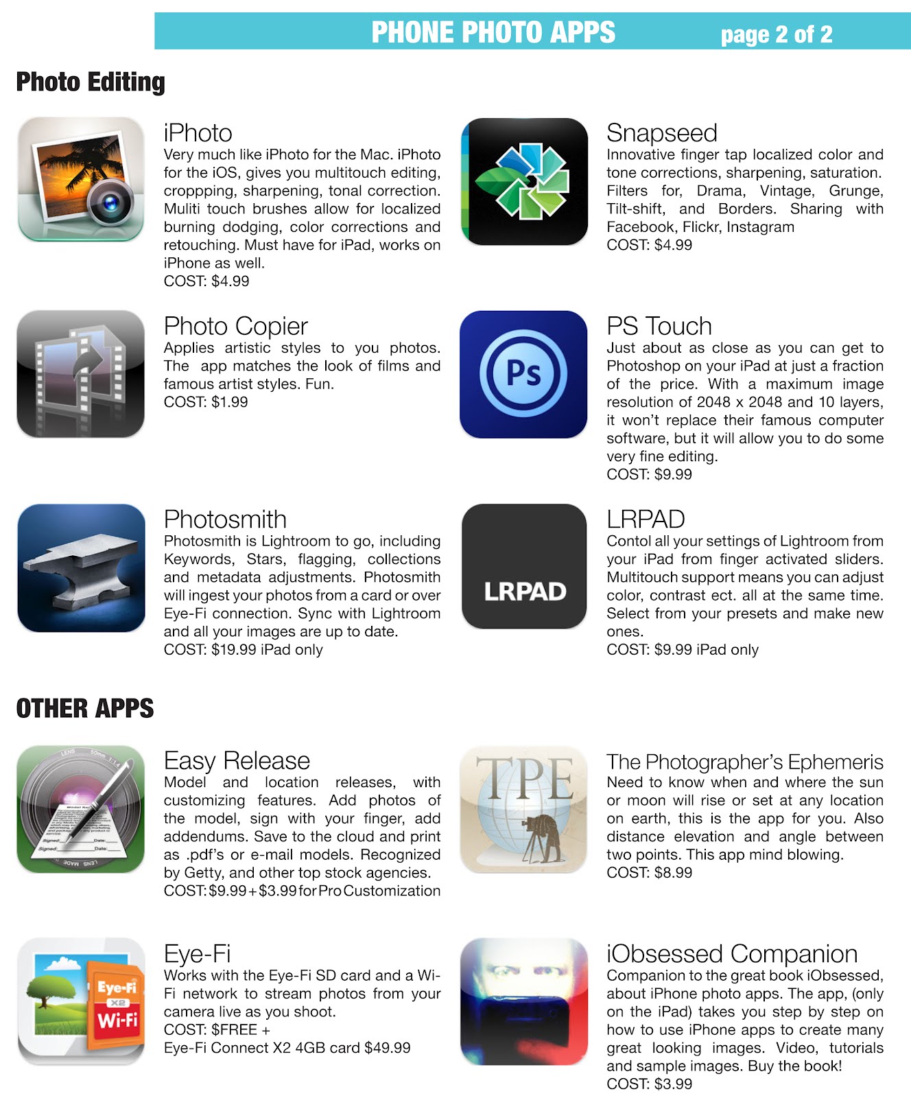 AL DIAZ PHOTO: Phone Photo Apps!