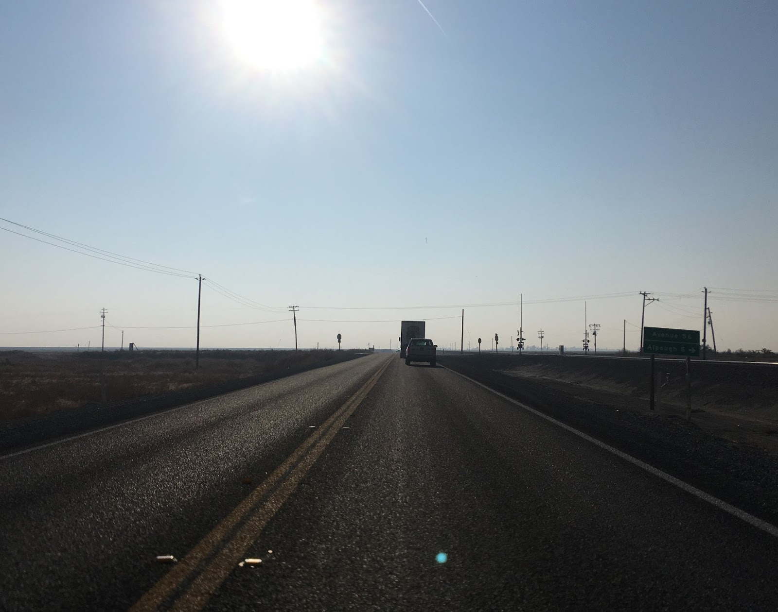 Into the foggy void; California State Route 43