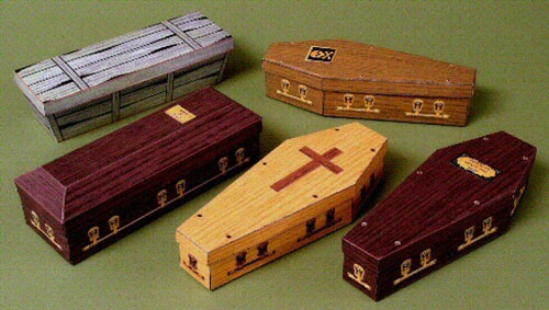 Deluxe Coffin Boxes | Paperized Crafts