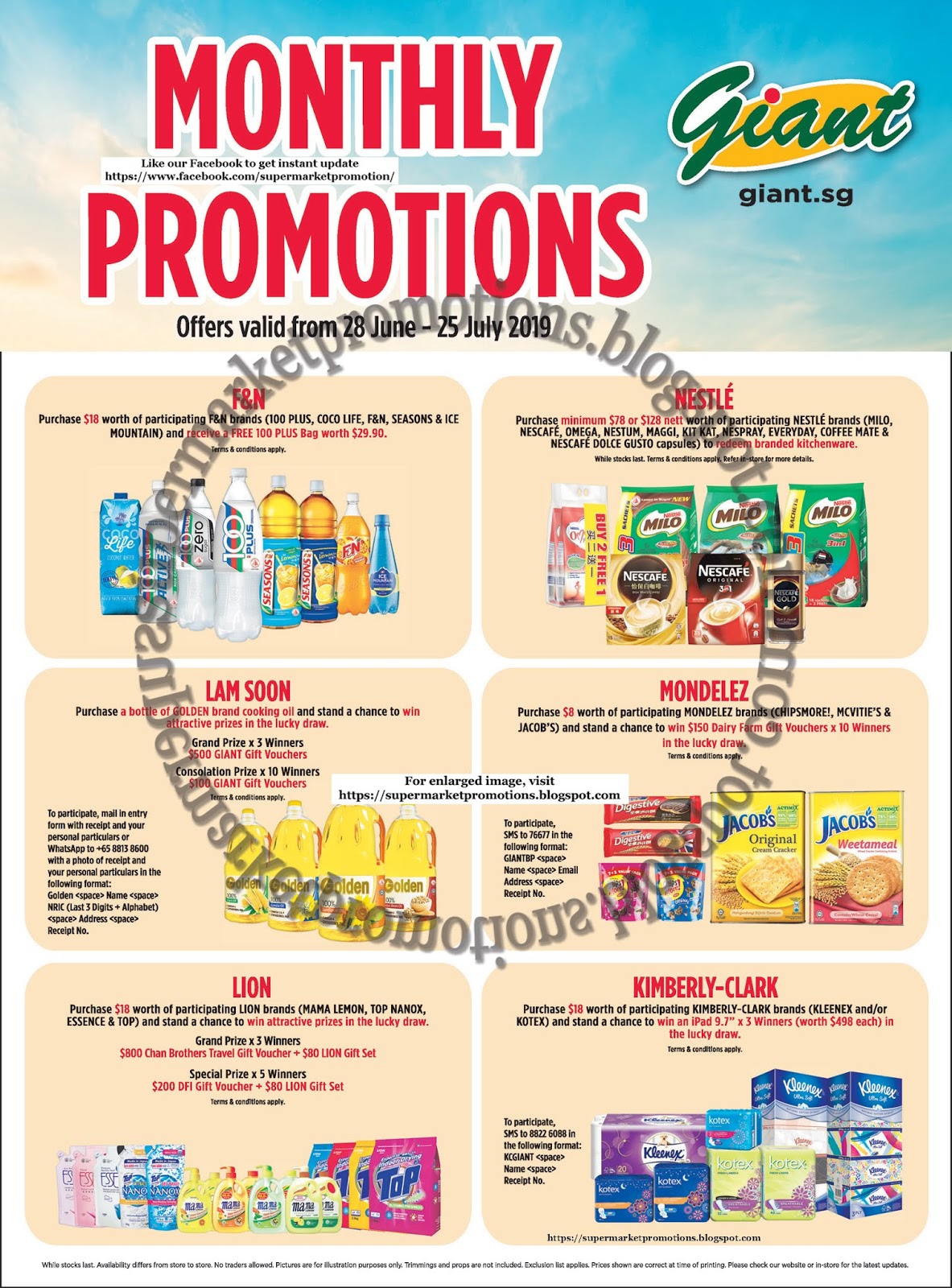 Giant Monthly Promotions 28 June - 25 July 2019 ~ Supermarket Promotions