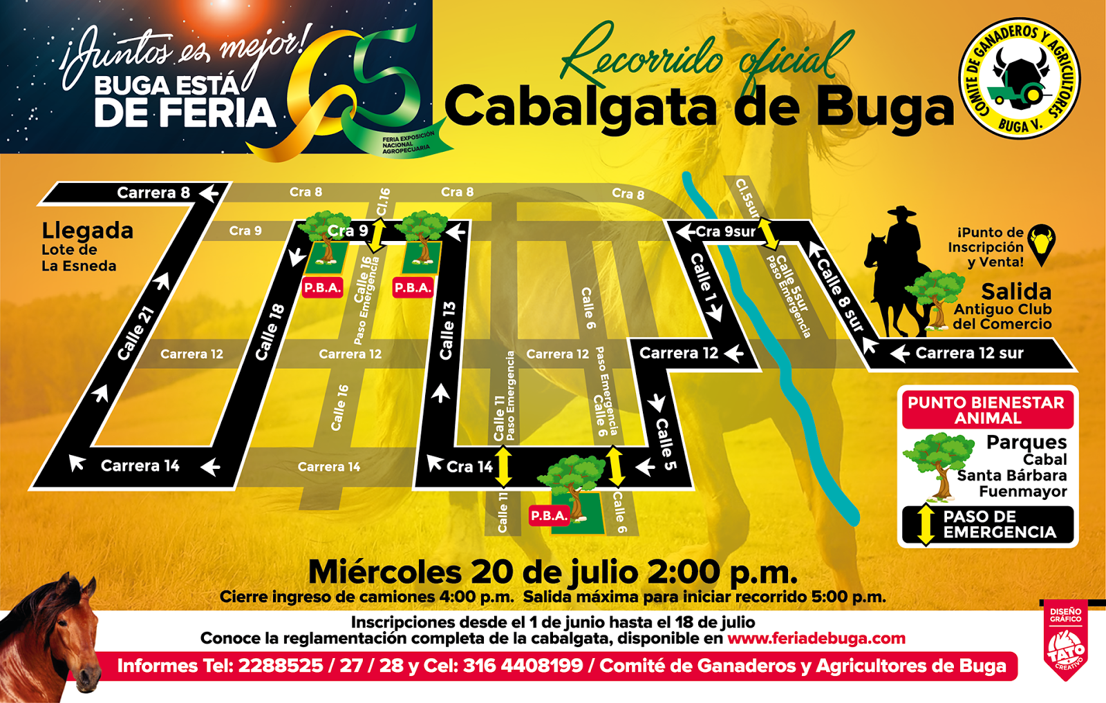 DE FRENTE CON MONDRAGON: TODO LISTO PARA LA FERIA MAS ANTIGUA DE COLOMBIA. BUGA SE VISTE DE FIESTA.