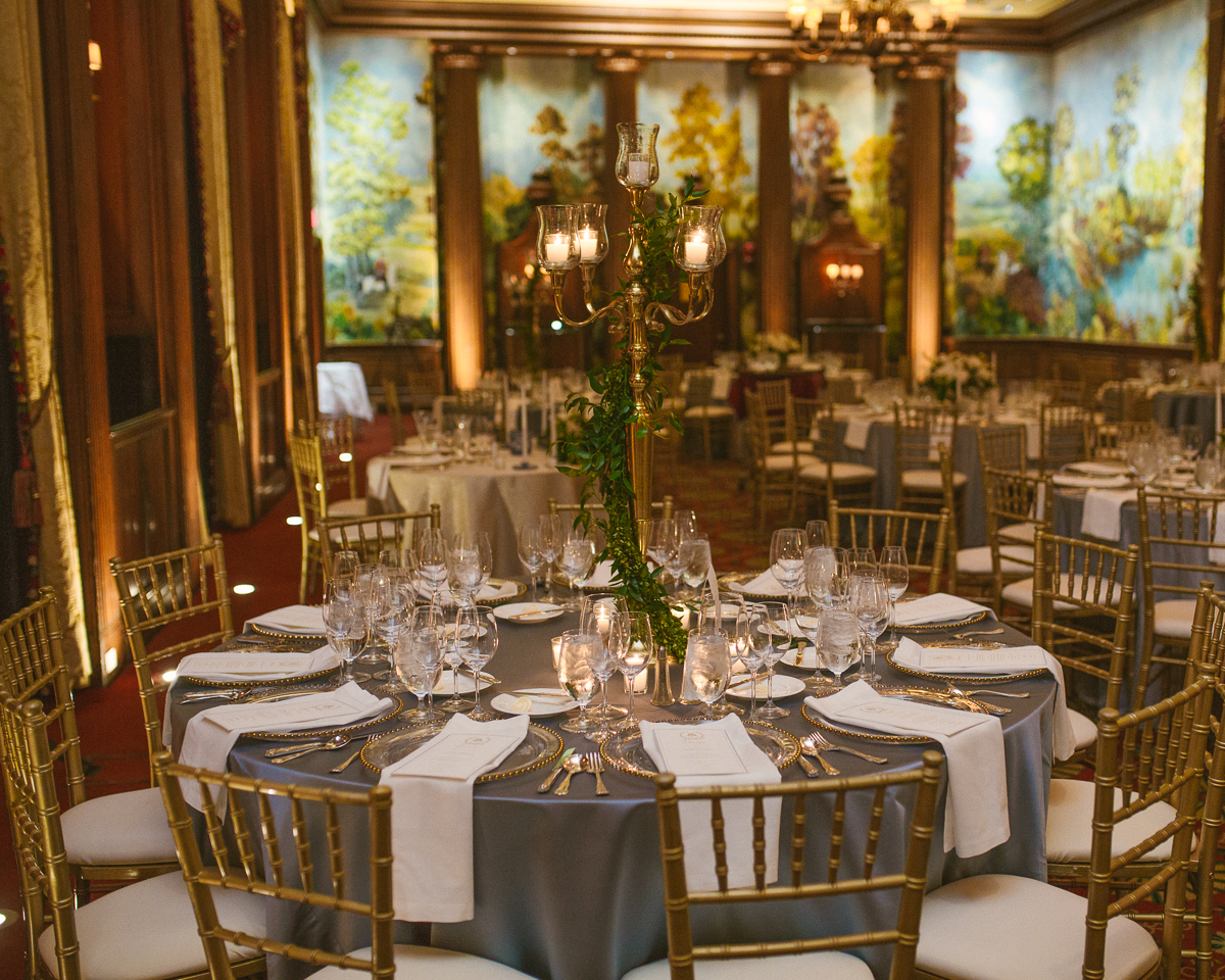 Summer Wind: Our Mosaic Wedding Linens at The Duquesne Club Pittsburgh