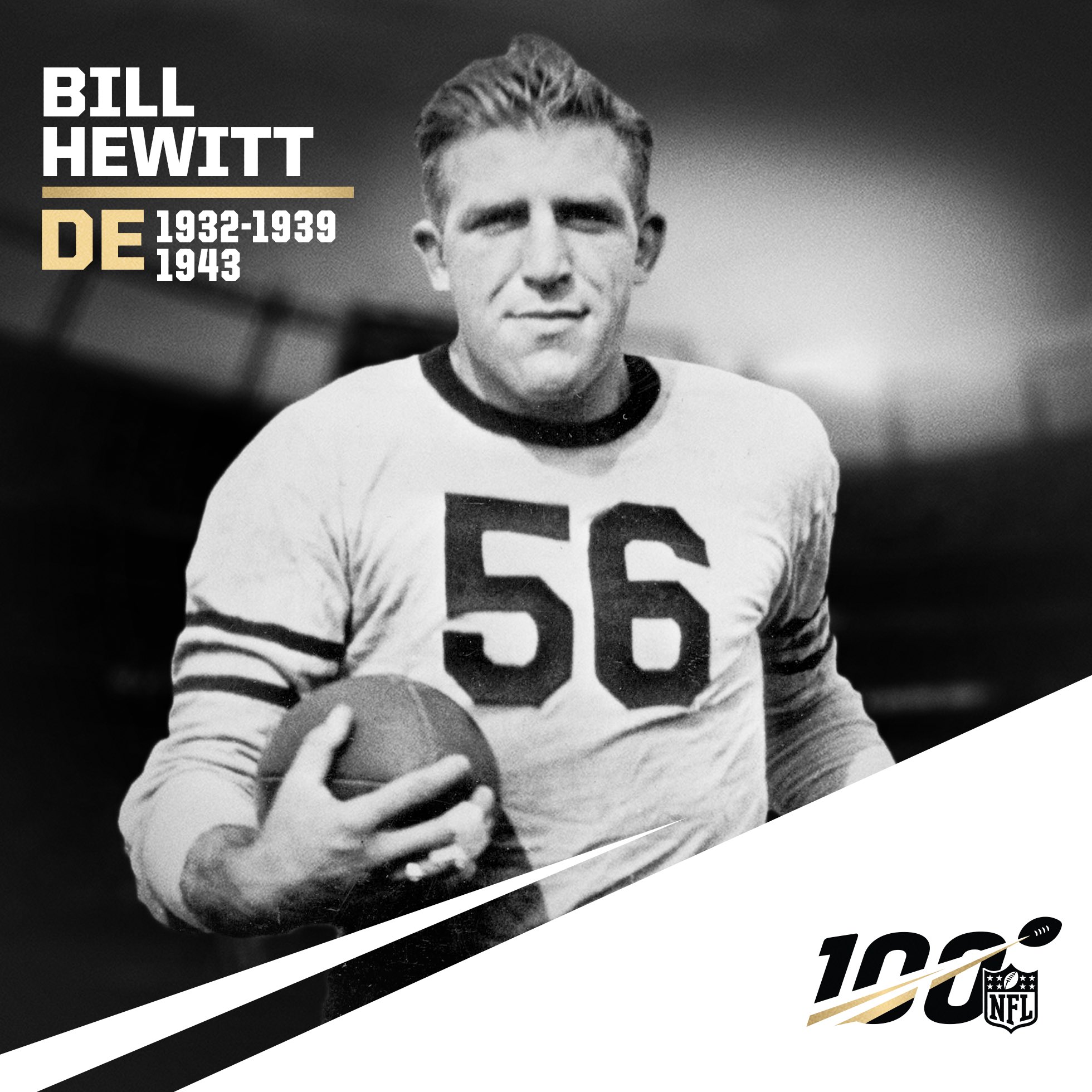 Pro Football Journal: Bill Hewitt: Member of NFL 100 All-Time Team