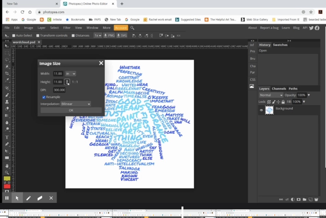 The Helpful Art Teacher: Introduction to Photopea on Chromebook: "What ...