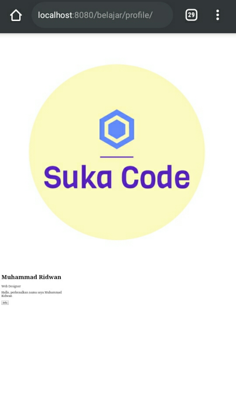 Web Design : Cara Membuat Profile Card Menggunakan HTML & CSS - Suka ...