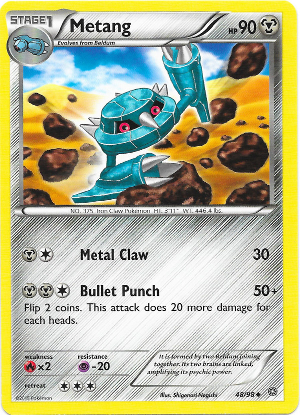 Metang -- Ancient Origins Pokemon Card Review | PrimetimePokemon's Blog