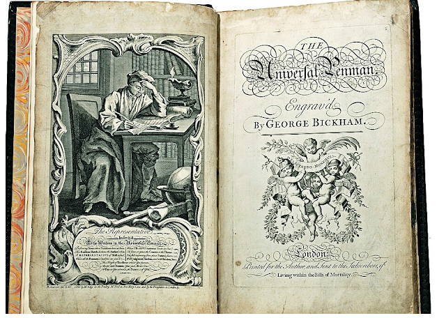 George Bickham y "The Universal Penman", la influencia de la redonda ...