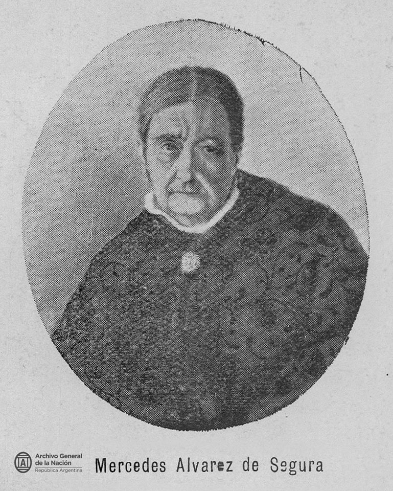 Retrato de Mercedes Álvarez de Segura Junto con Margarita Corvalán ...
