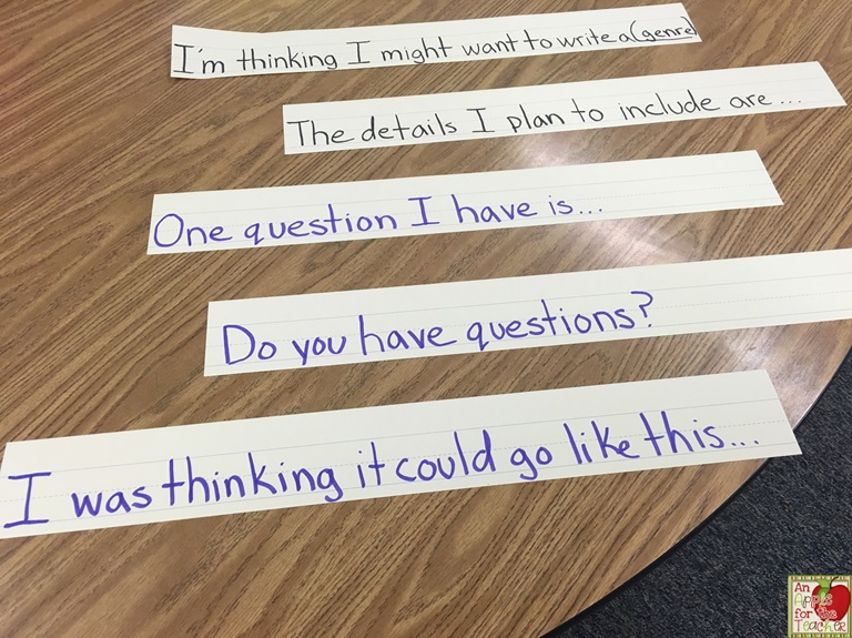 An Apple For The Teacher: Writing Strategies Goal 10: Collaborating ...