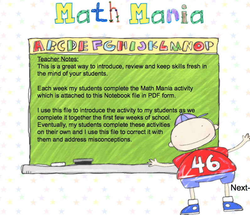 Million view Math Mania w/Smartboard Freebie! - Classroom Freebies