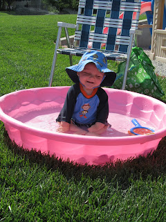 The Hutchins Family: Backyard Pool Party