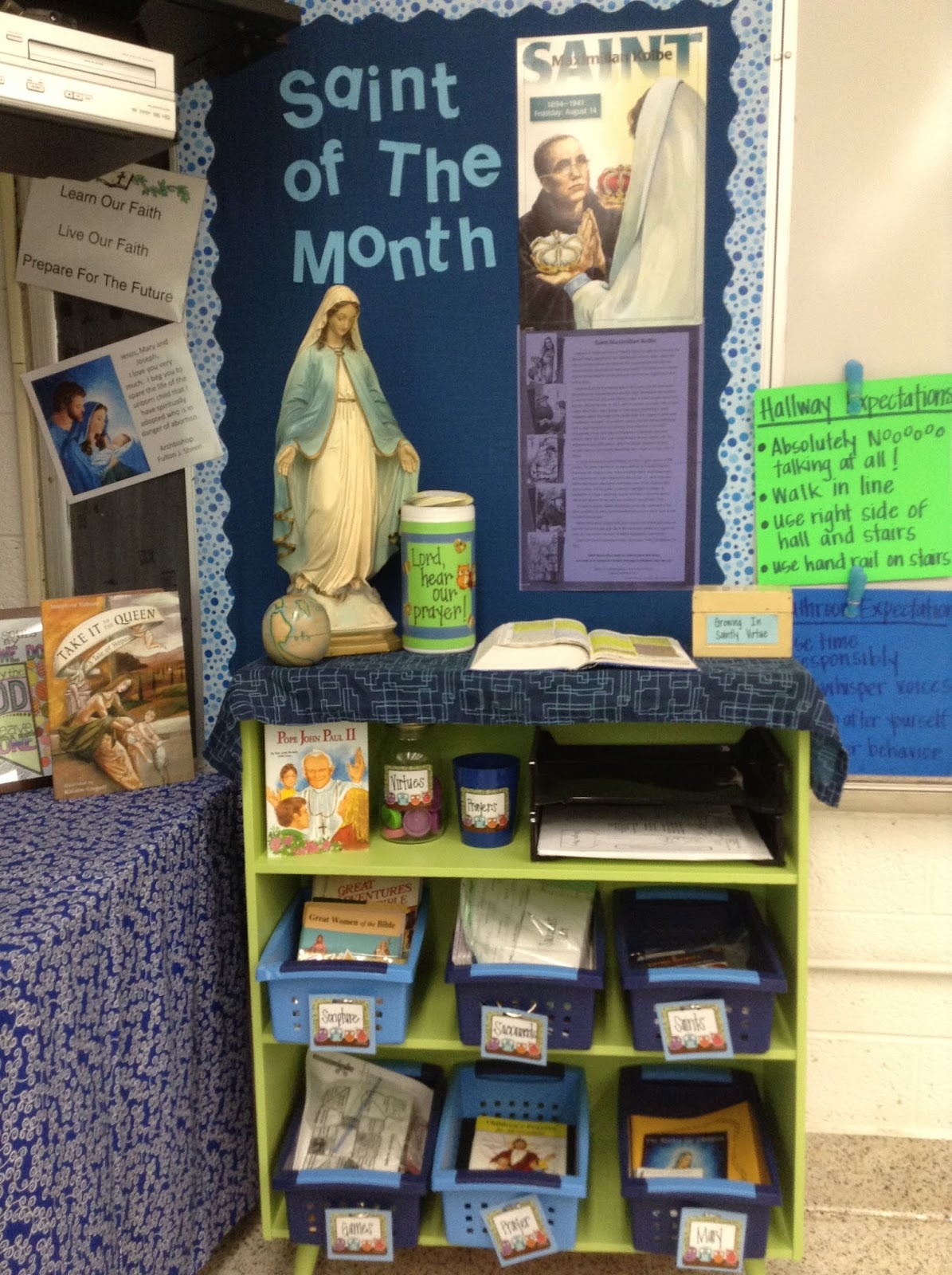 Look to Him and be Radiant: Creating a Faith Corner in Your Classroom