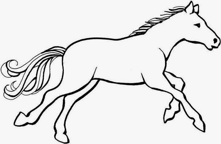 Planse de colorat si fise pentru copii: CALUL - PLANSE de colorat cu ...