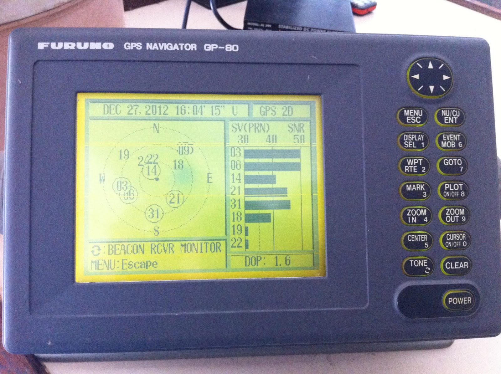 Shayona Electronics: Furuno GP80 GPS Navigator for Boats and Yachts