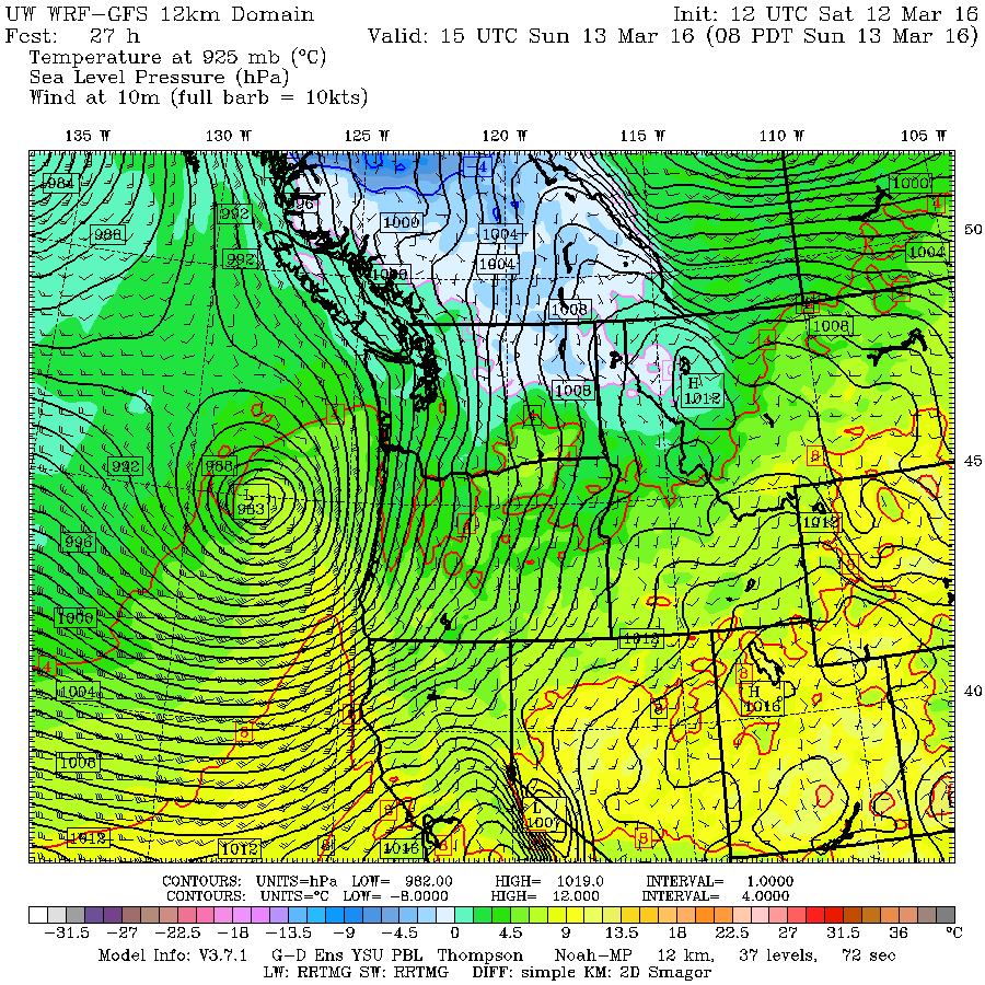 Cliff Mass Weather Blog: Sunday Windstorm