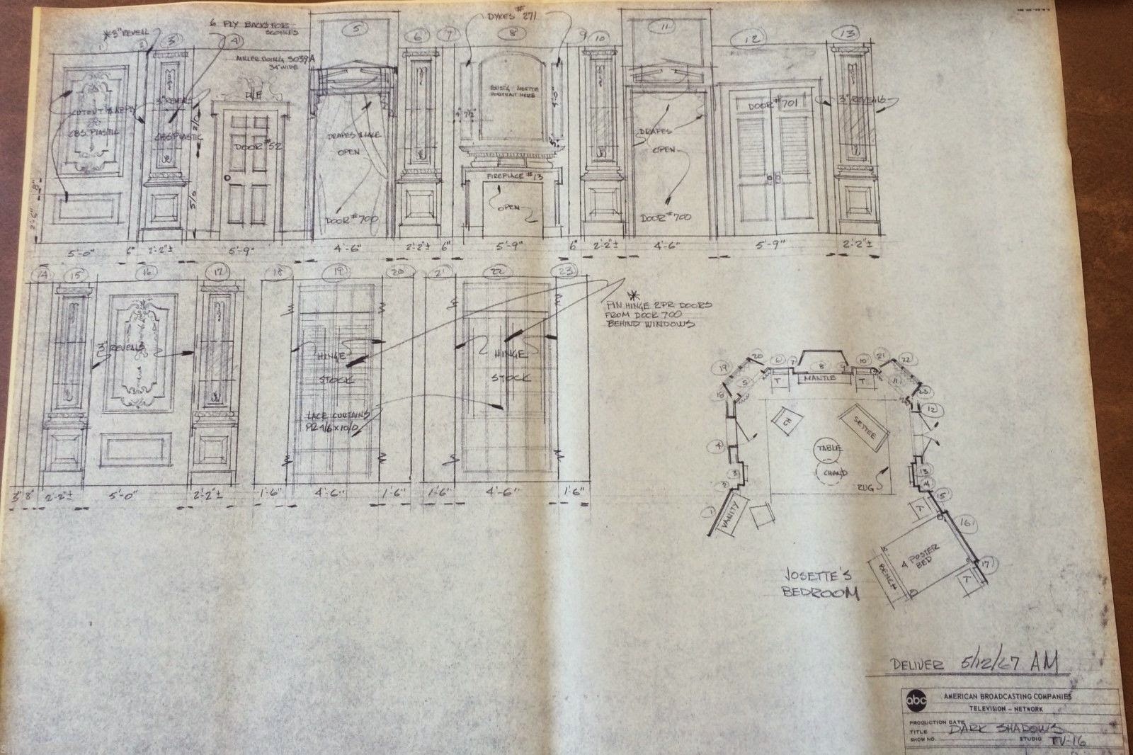 Dark Shadows Mansion Floor Plan
