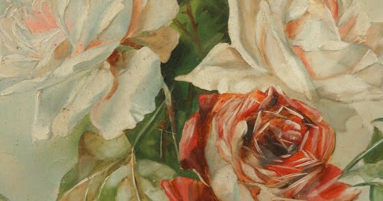 vignette design: Cabbage Roses