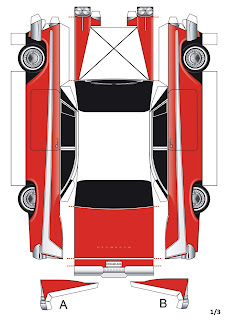 DreamCarsPro: DIY 1958 Plymouth Fury Christine Paper Model