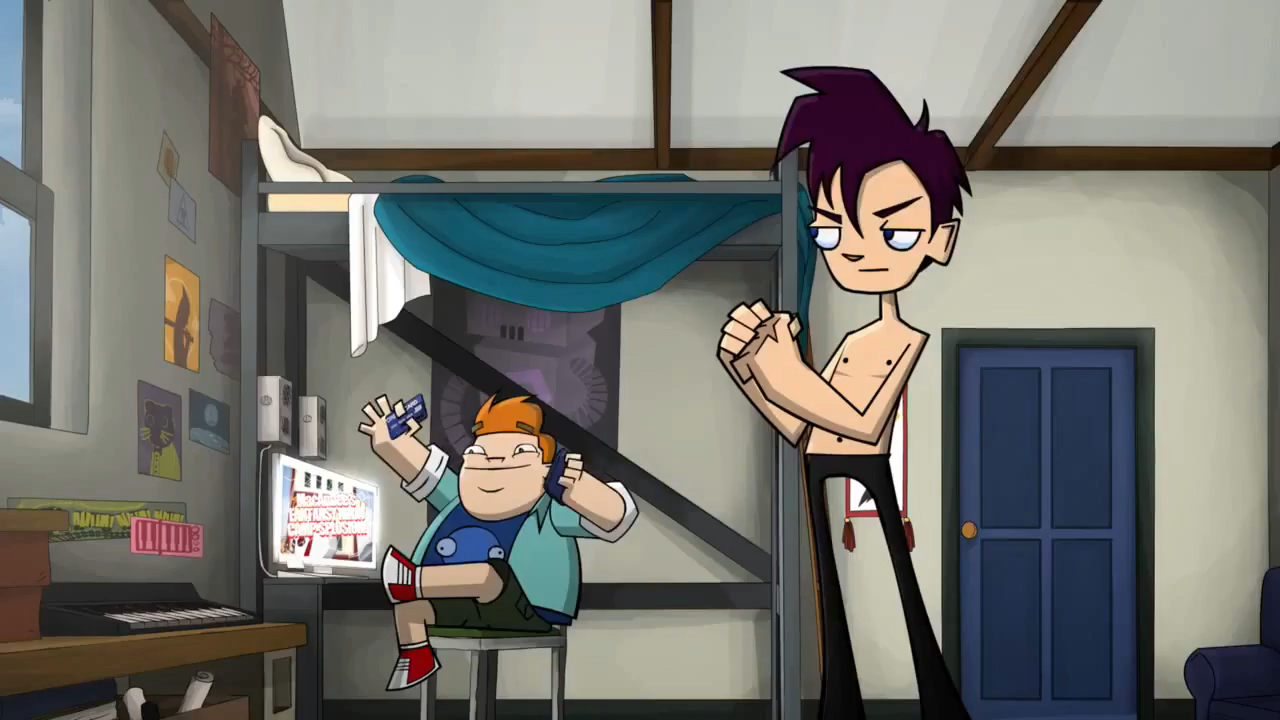 Shirtless Drawn Cartoon Boys & Men: Shirtless Randy Cunningham