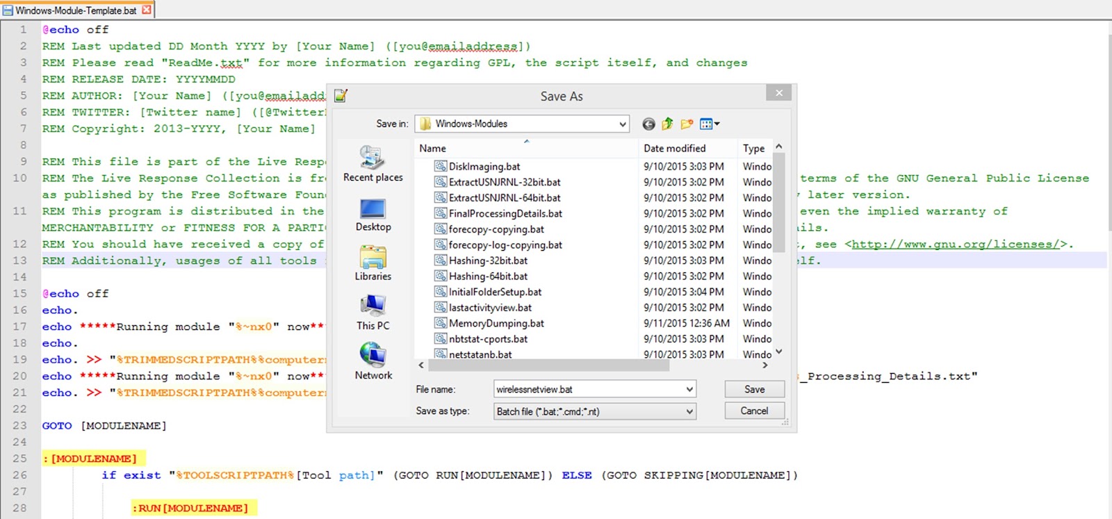 BriMor Labs: Introducing Windows Live Response Collection modules...and ...