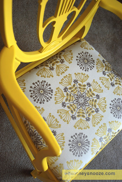 While They Snooze: Side Chair Makeover