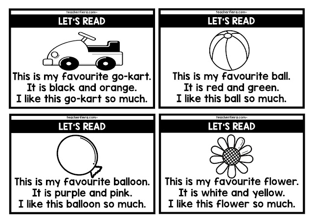 teacherfiera.com: READING CARDS. LET'S READ