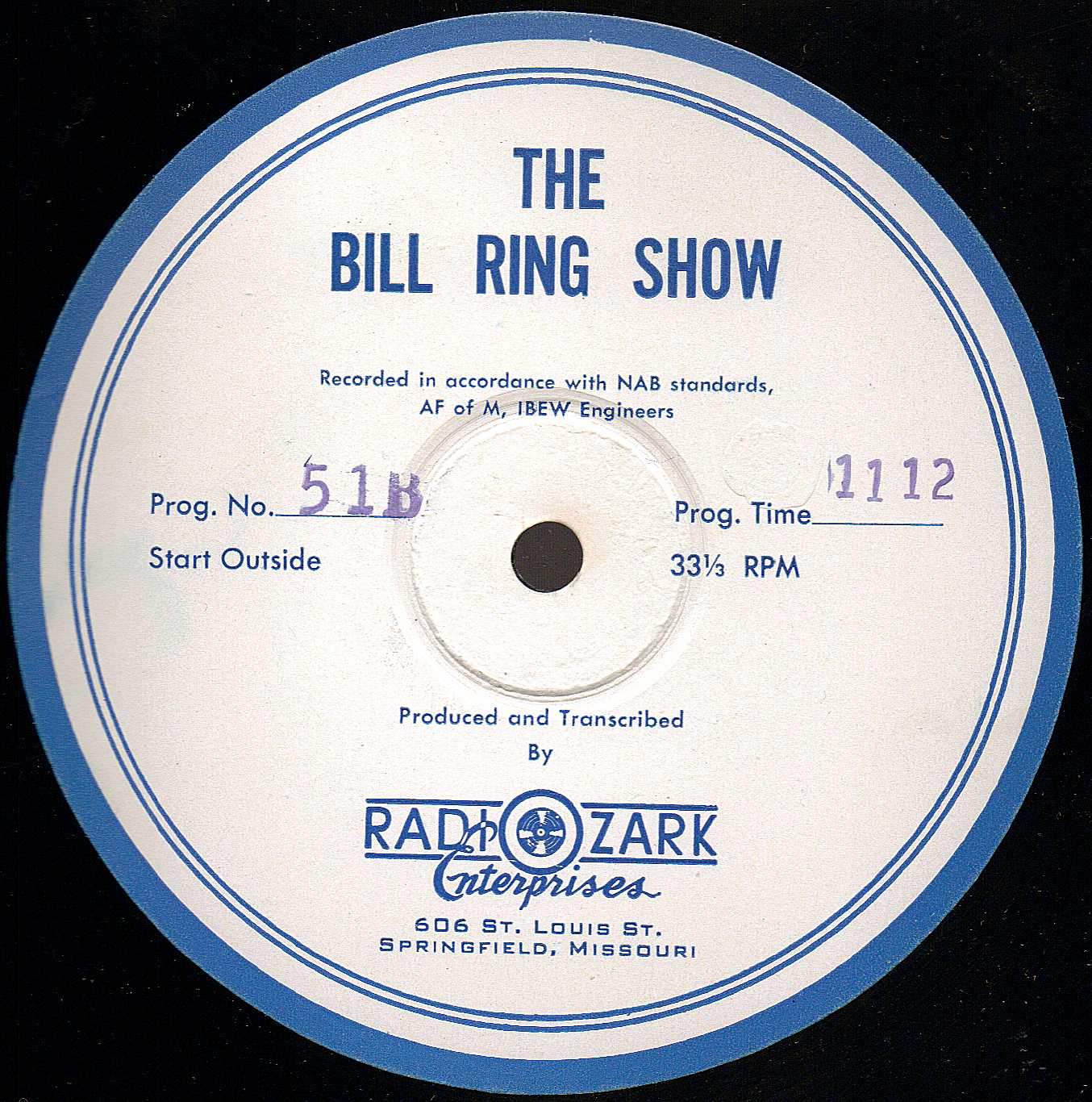 Welcome to KIPEPEO PUBLISHING: Bill Ring Show