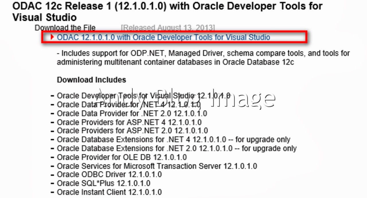 Andy 的隨手寫技術筆記本: 安裝 ODAC (Oracle Data Access Components) 需注意 Visual ...