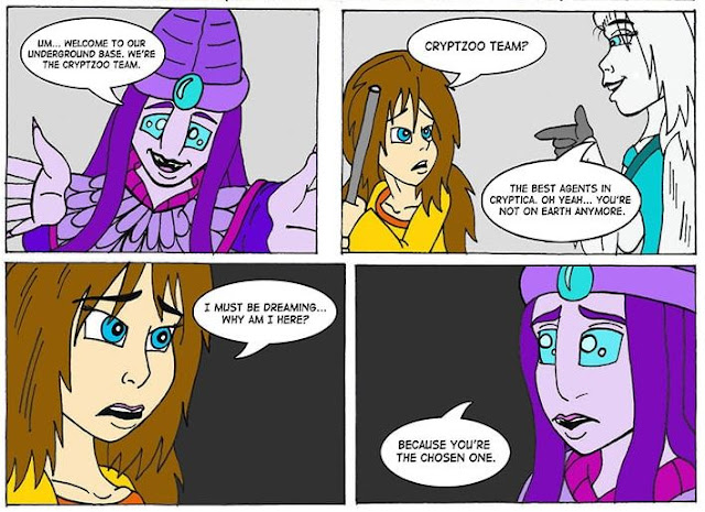 Ryan Melrose Comixs: Web Comic Review Cryptic Yume by Porche Johnson