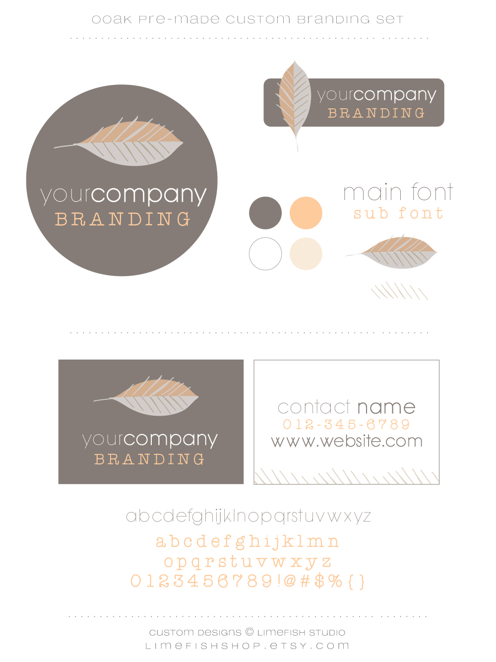Limefish Studio PRE-MADE Logos + Branding Designs » Limefish Studio