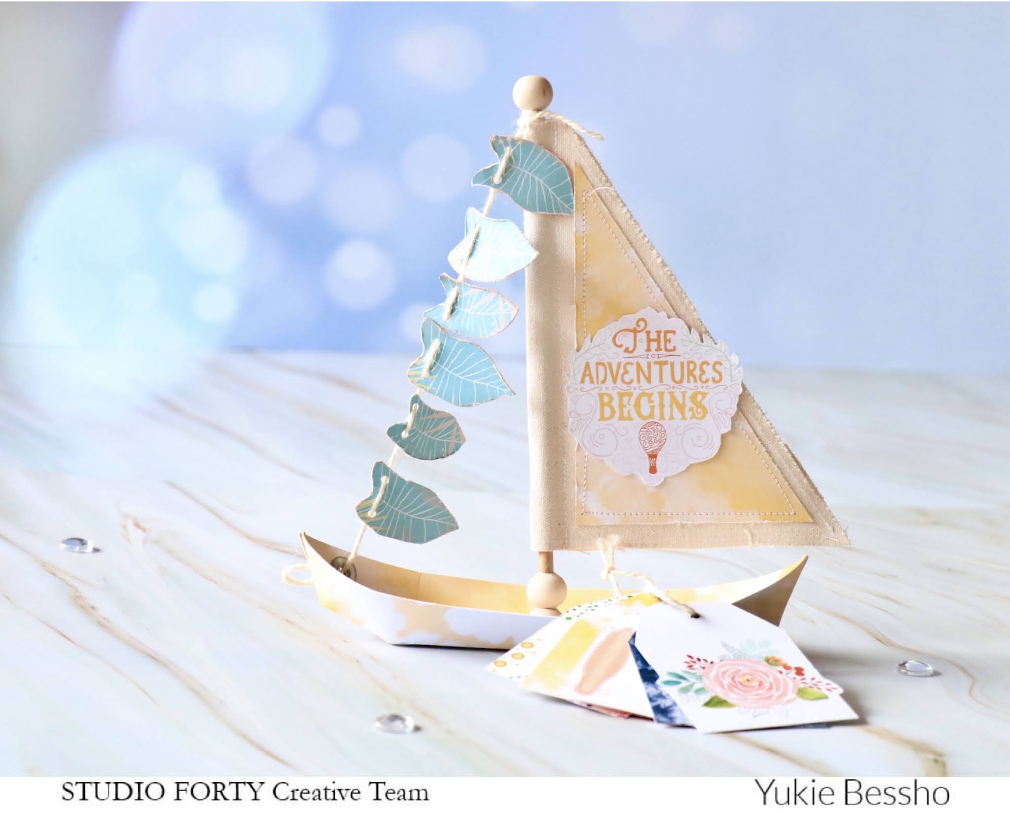 Memory keeping paper yachts | Yukie Bessho - StudioForty