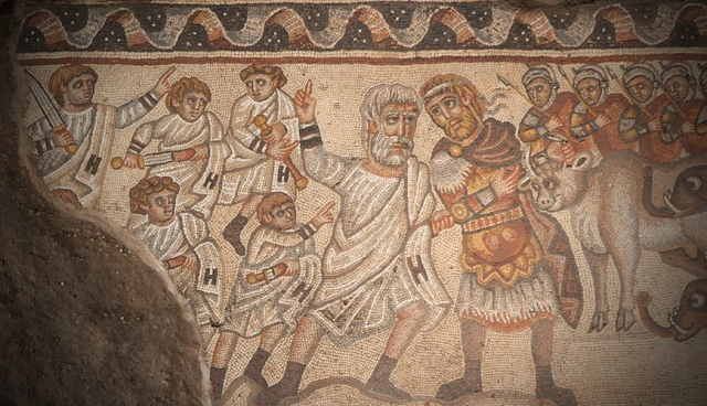 A mosaic of Alexander the Great in an Israeli 5th C synagogue? ~ Elder ...