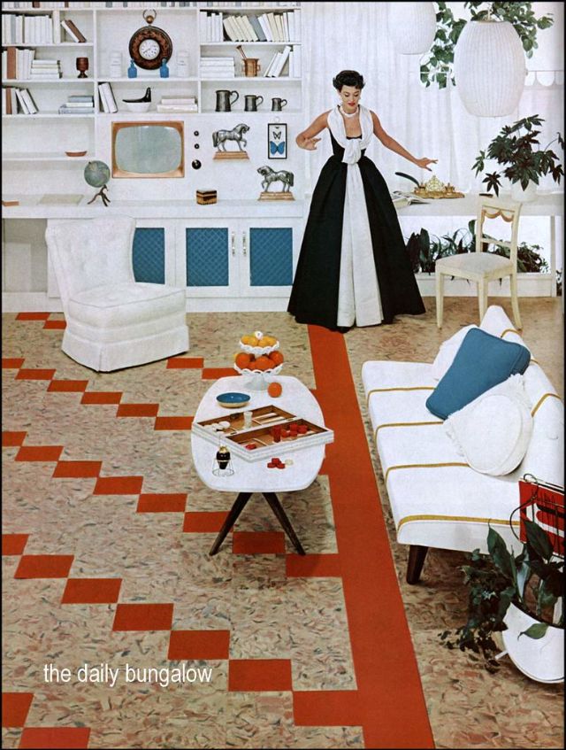 44 Cool Pics That Defined the Fifties Linoleum Styles ~ Vintage Everyday