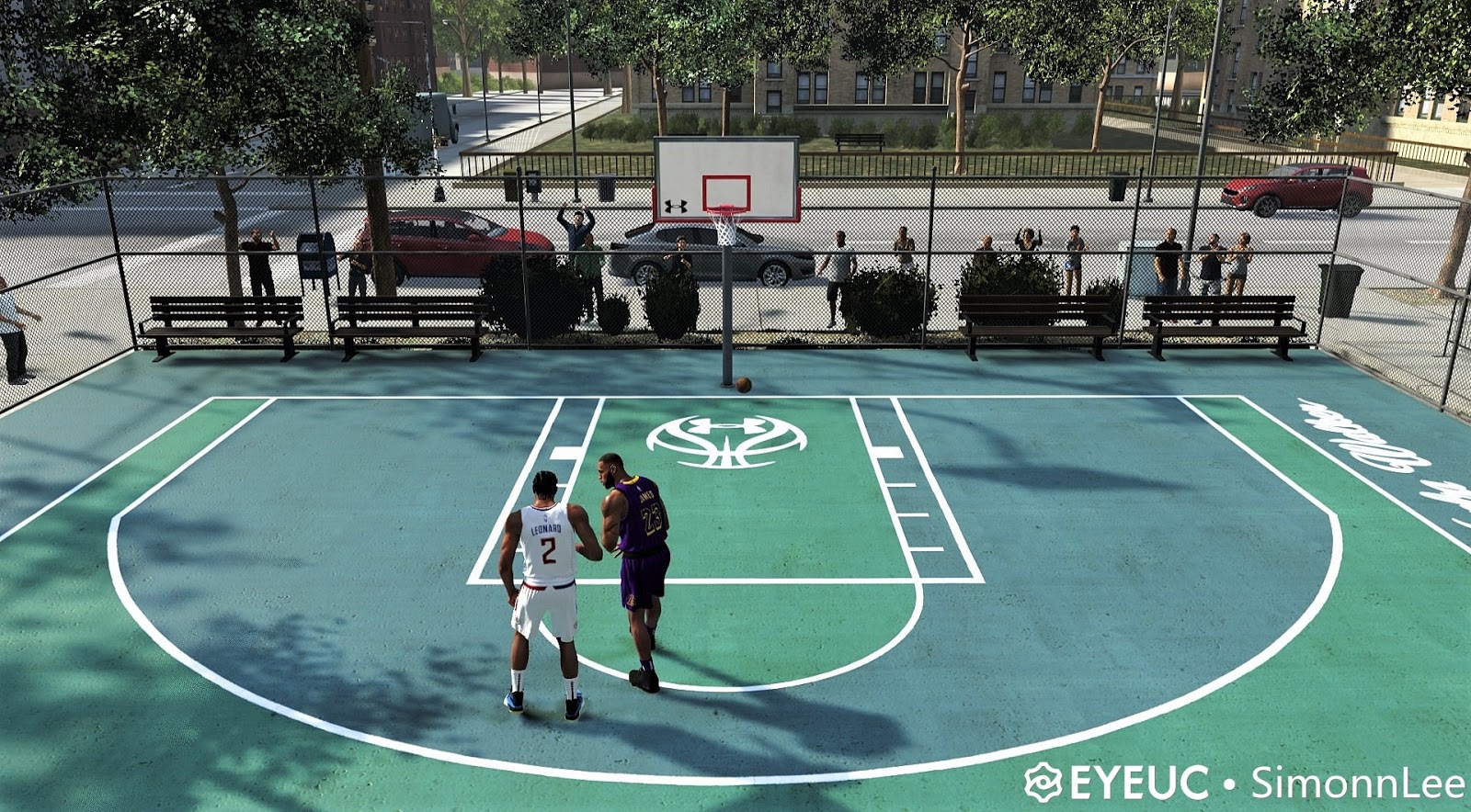 Shade Edition Sack Wayne Streetball Stadium v1.1 By SimonnLee [FOR 2K20]
