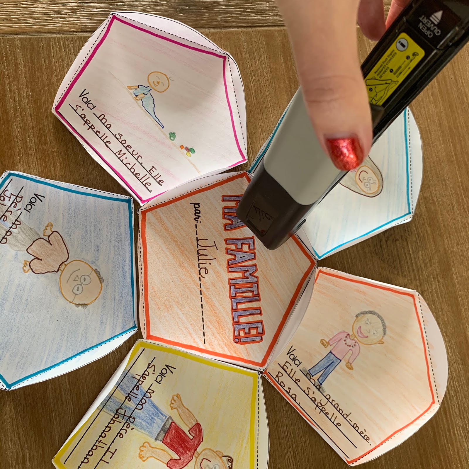 Ma famille: a fun 3D project | The French Nook