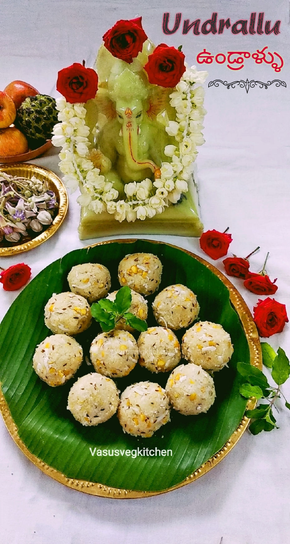 Vasusvegkitchen: Undrallu || Kudumulu || how to prepare Andhra style ...