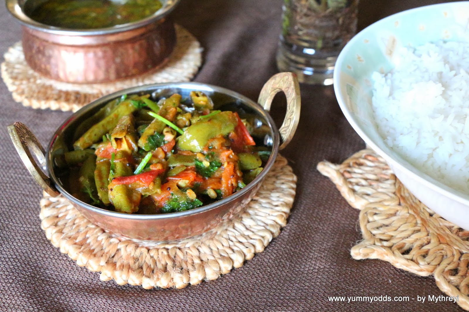 Yum! Yum! Yum!: Chikkudukaya Tomato Curry