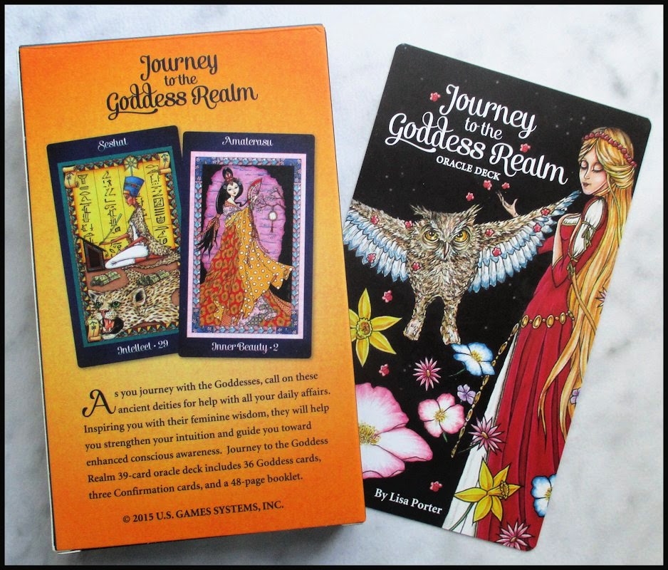 Tarot Notes: Review: Journey to the Goddess Realm Oracle Deck