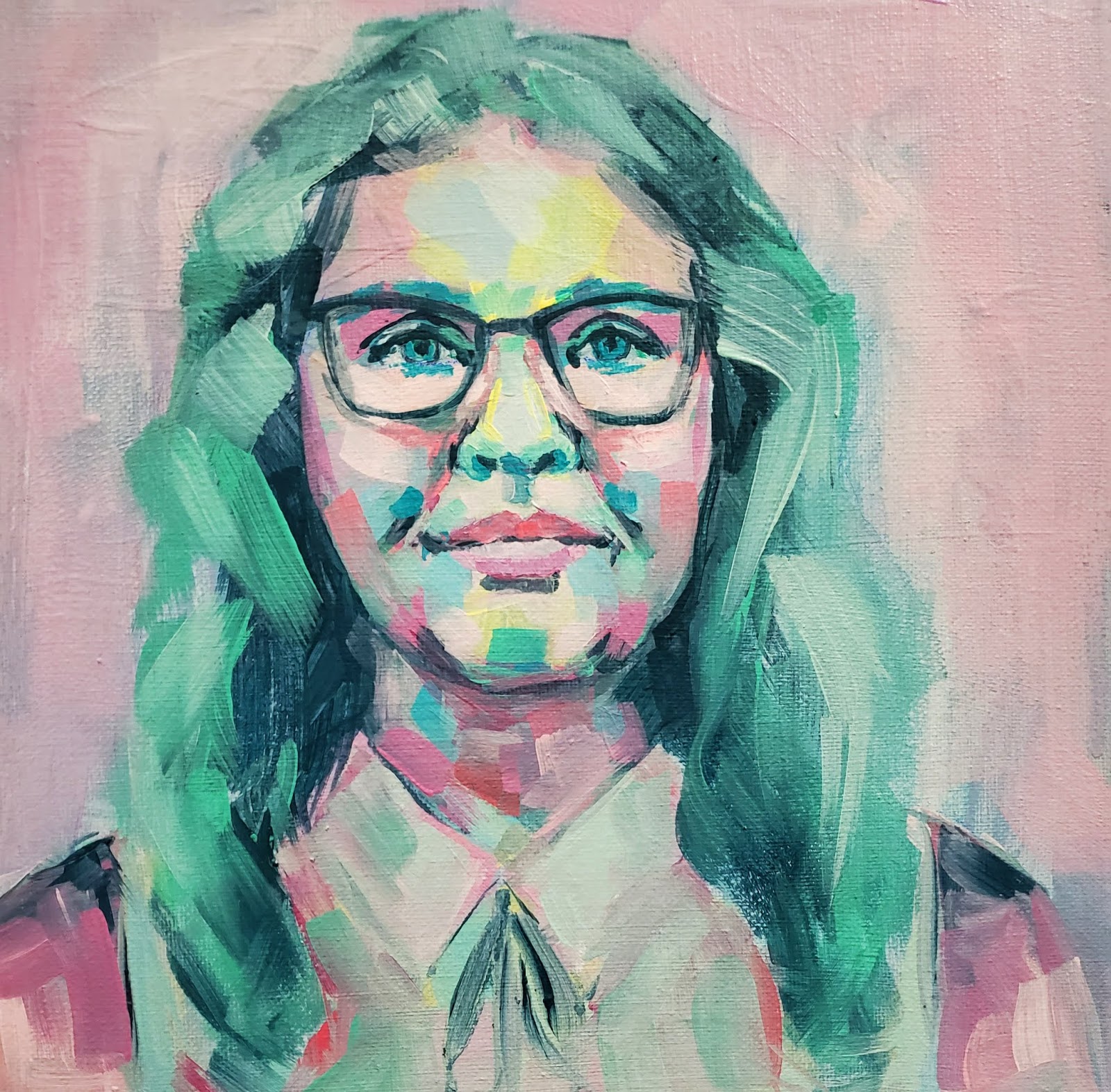 Brushstrokes By Corey: Bold Color Portraits!