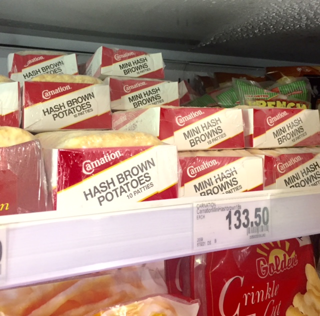 TOPAZ HORIZON: Frances Finds: Homecooked hash browns using frozen US ...