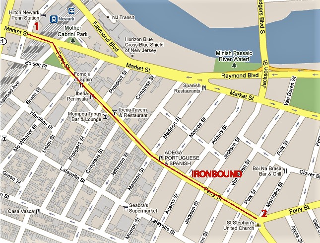 Newark N.J. 1970s: Ferry Street, Ironbound, Newark, N.J.