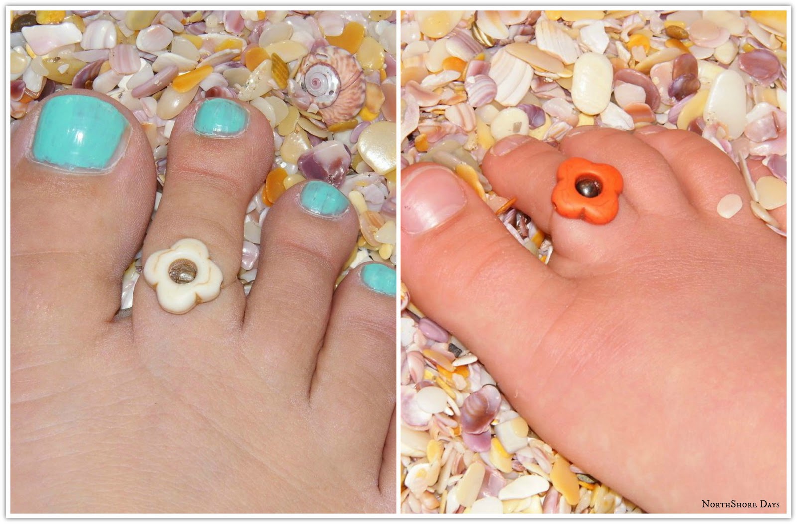 NorthShore Days.....: Beach Ready Toe Rings