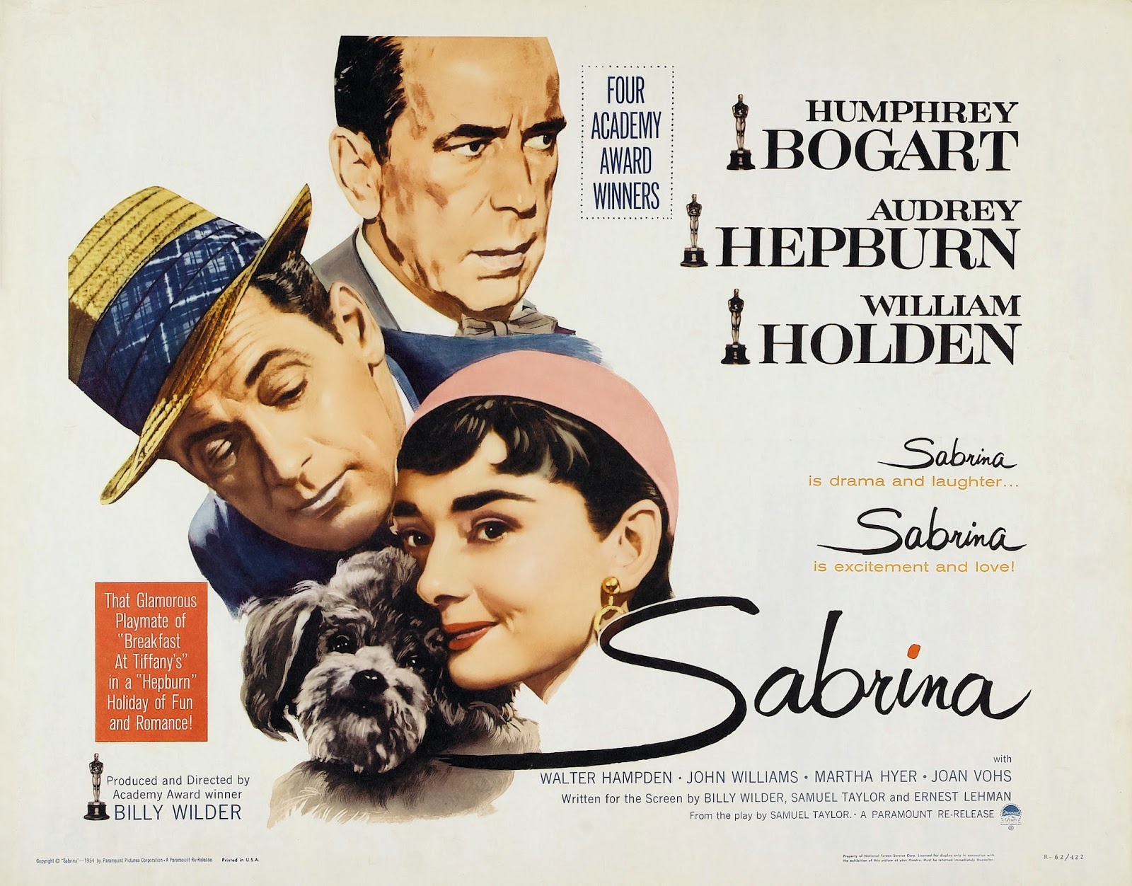Cinemateca da Saudade: Filme: "Sabrina" (1954), de Billy Wilder
