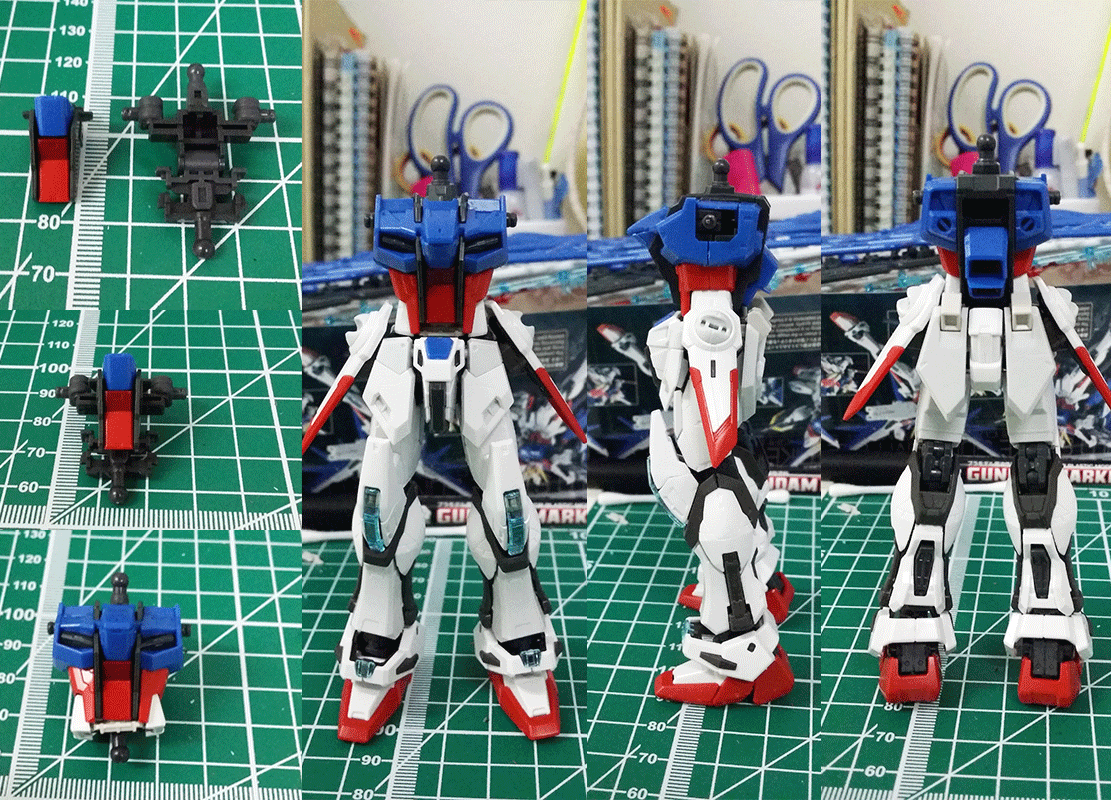 รีวิวกันพลา RG Build Strike Gundam Full Package 1/144 scale [Review ...