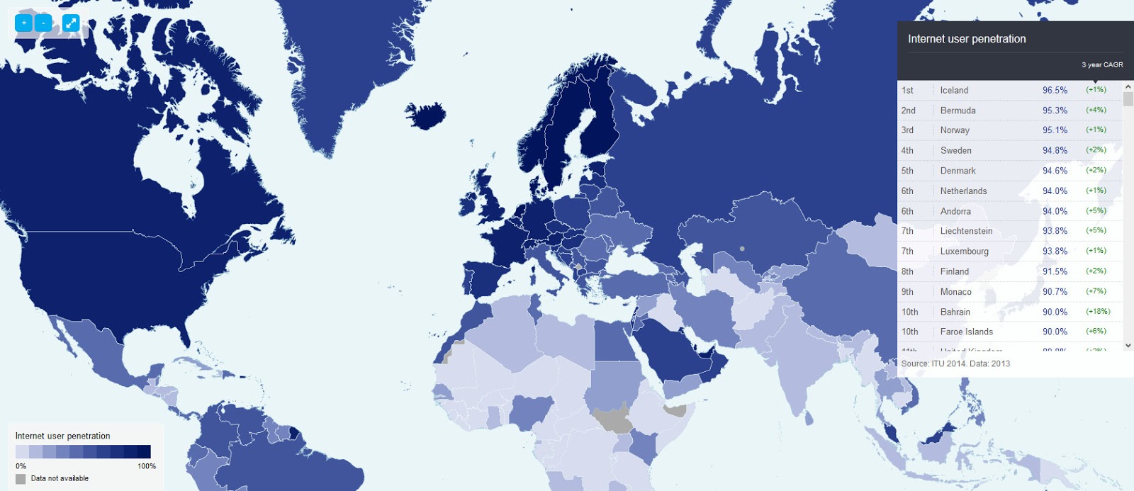 Global Internet maps - Vivid Maps
