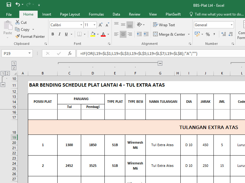 Bar bending schedule program in microsoft excel - uimaz