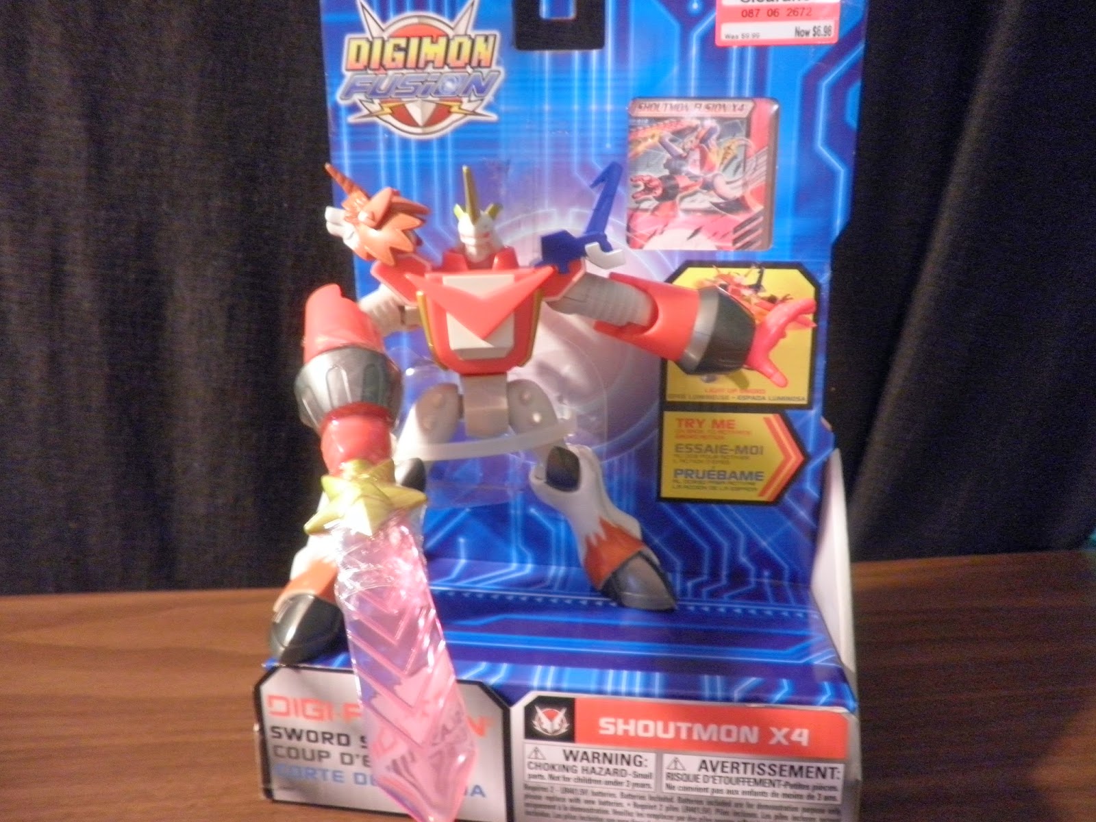 Digital-Ranger's Blog: Toy Review: Digimon Fusion Digi-Action - Shoutmon X4