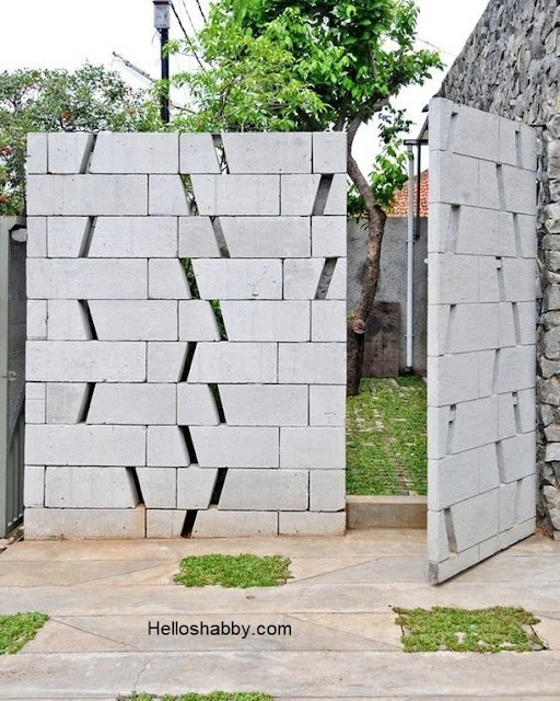 6 Inspirasi Model Pagar Rumah Dari Bata Ekspos, Pagar Rumah yang Keren ...