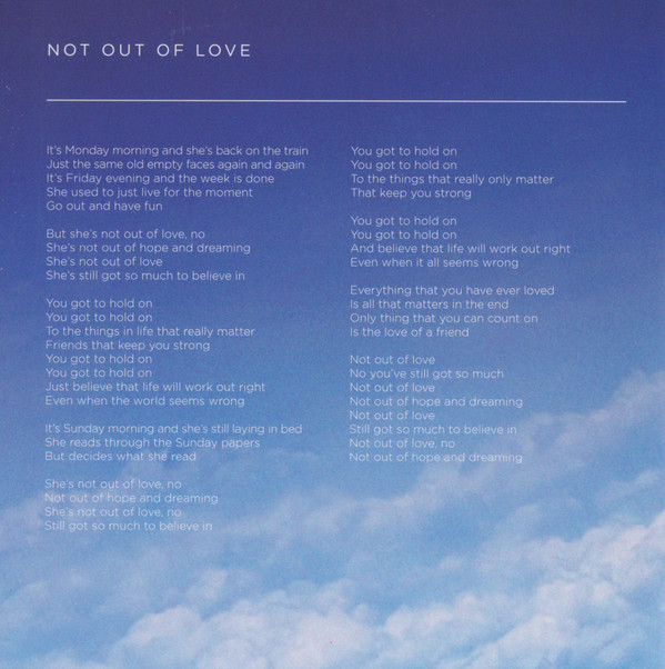 Encarte: Mike + the Mechanics - Let Me Fly - Encartes Pop