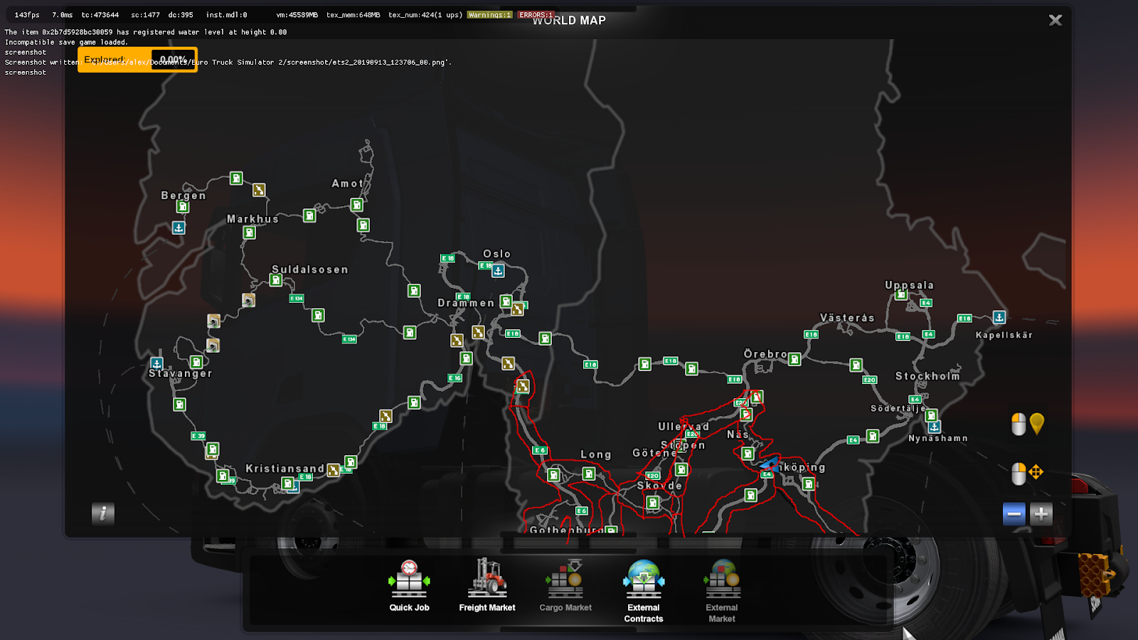 MHAPro map: MHAPro and ETS2